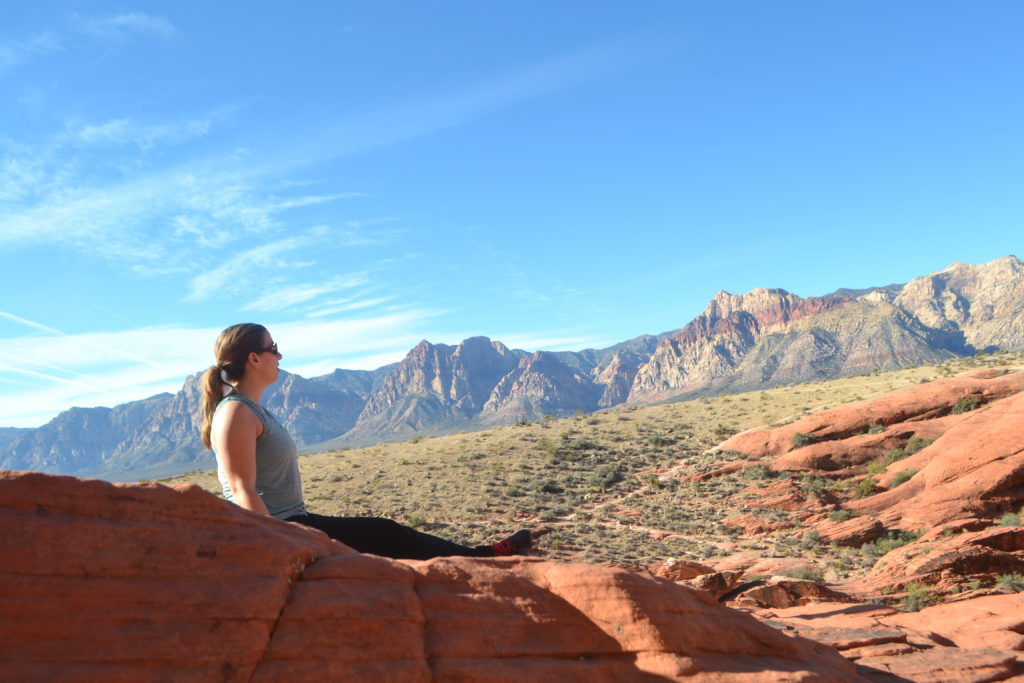 Entrance Rock Climbing in Red Rock Canyon Day Trip from Las Vegas ...